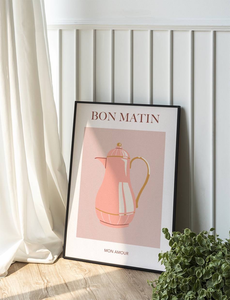 Bon Matin Mon Amour Plakat - Køb plakater og posters online