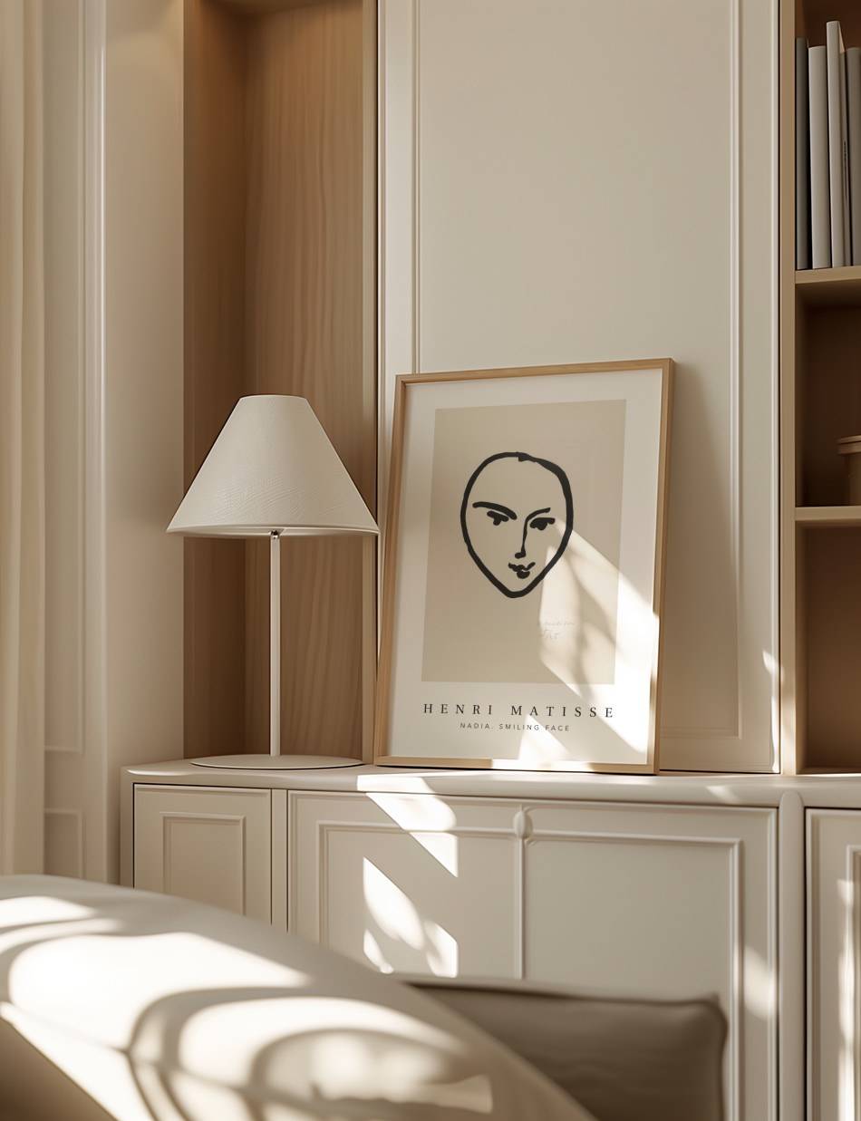 Nadia Smiling Face - Henri Matisse Plakat - Køb plakater og posters online