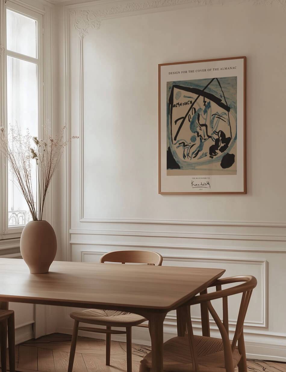 The Blue Rider VII - Wassily Kandinsky Plakat - Køb plakater og posters online